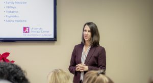 Graettinger speaks at Chamber event | College of Community Health Sciences